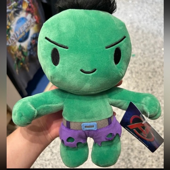 Toys | Universal Studios Mcu Marvel Hulk Cutie Plush 9 Nwt | Poshmark